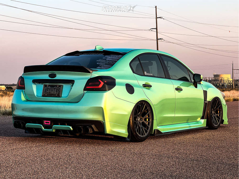 2019 Subaru WRX Base with 18x9.5 ESR Rf11 and Toyo Tires 245x40 on Air ...