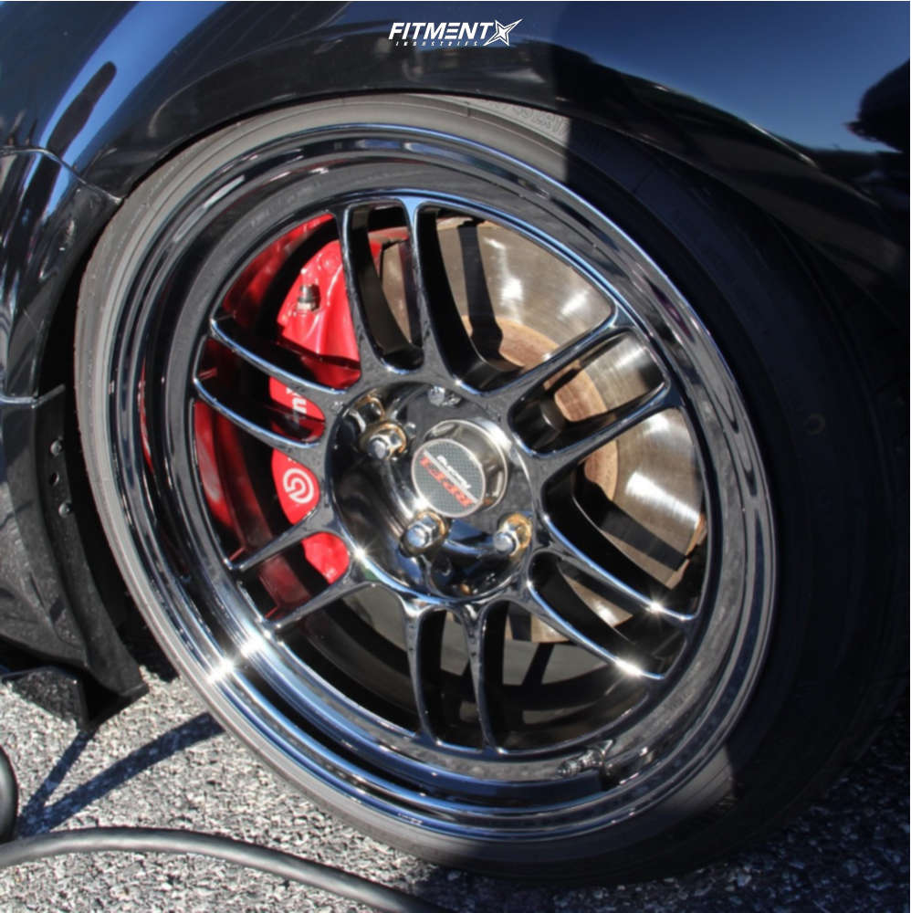 2007 Acura TL Type-S with 17x9.5 Enkei Rpf1 and Ironman 225x35 on Air ...