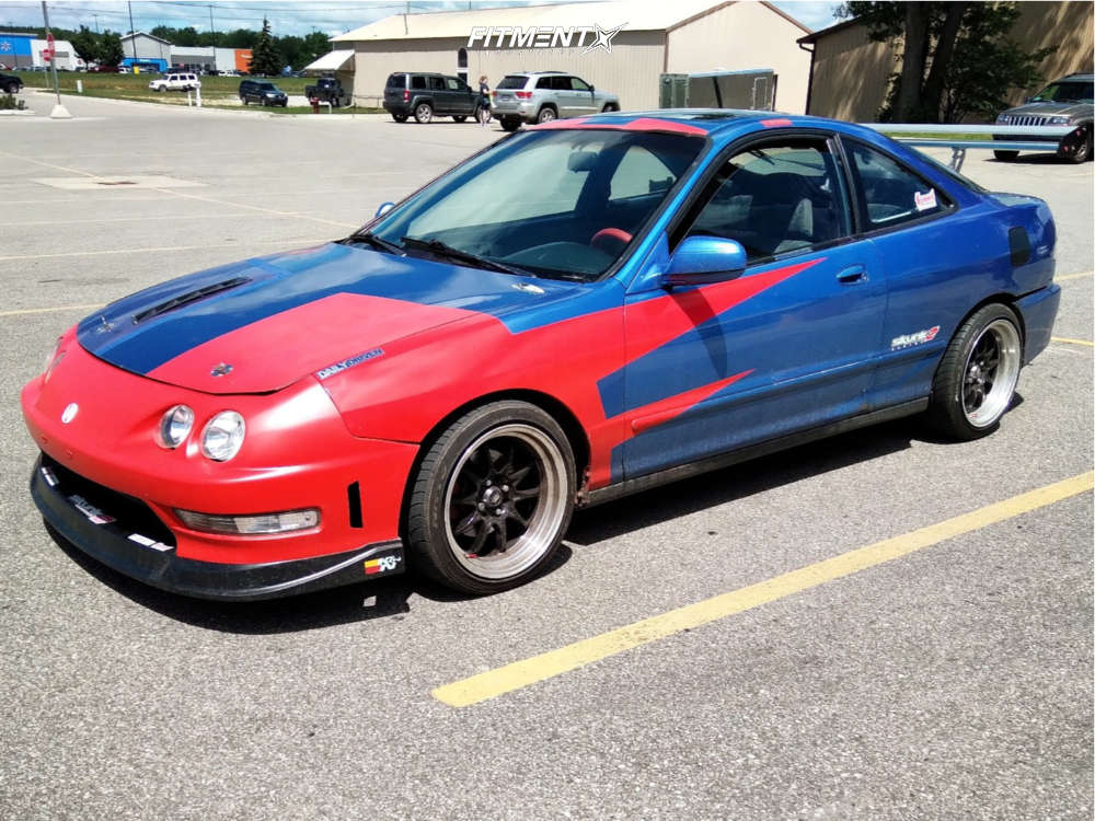 2000 Acura Integra LS with 16x8 MST Mt11 and Nitto 205x40 on Coilovers ...