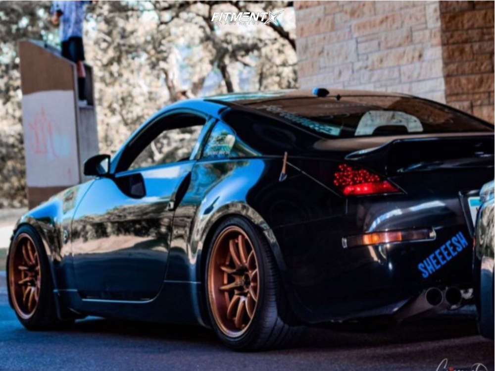 2008 Nissan 350Z Enthusiast with 18x9.5 Aodhan Ds02 and Lexani 235x40 ...