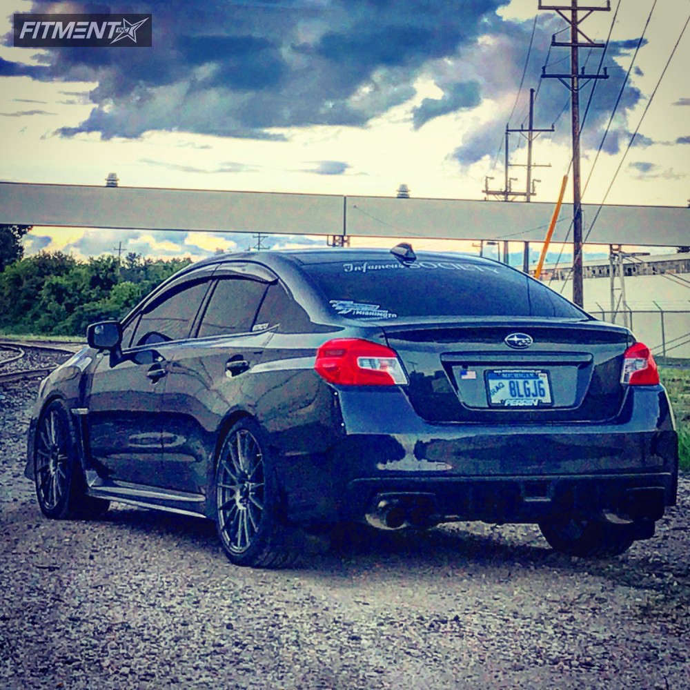 2015 Subaru WRX Premium with 19x8.5 Konig Rennform and Pirelli 245x35 ...