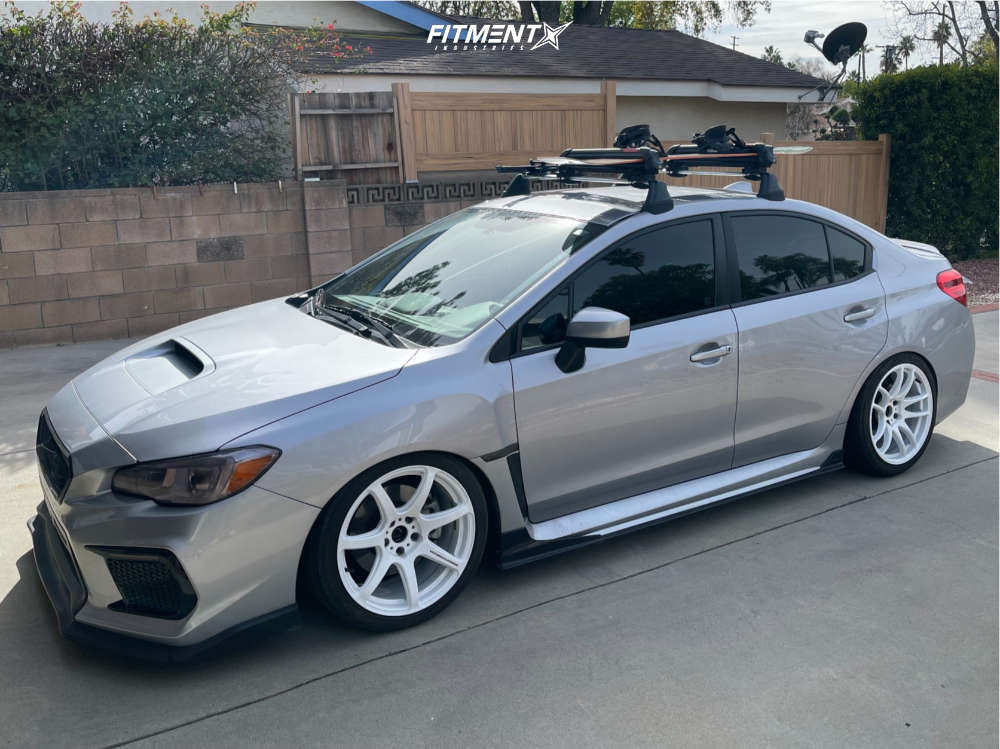 2021 Subaru WRX Base with 18x9.5 Work Emotion and Yokohama 265x35 on ...