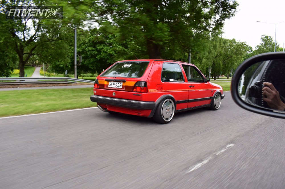 1990 Volkswagen Golf GTI 16-Valve with 16x8 OEM Wheels Flat Dish and ...