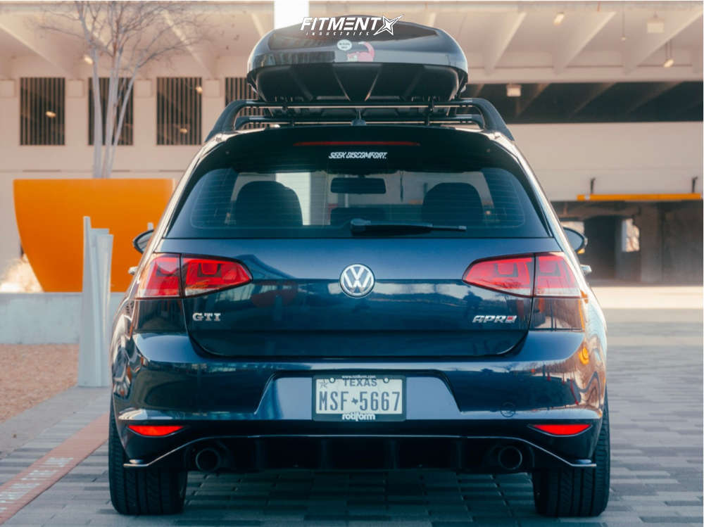 2016 Volkswagen GTI S with 18x8.5 Rotiform Cvt and Yokohama 235x40 on ...