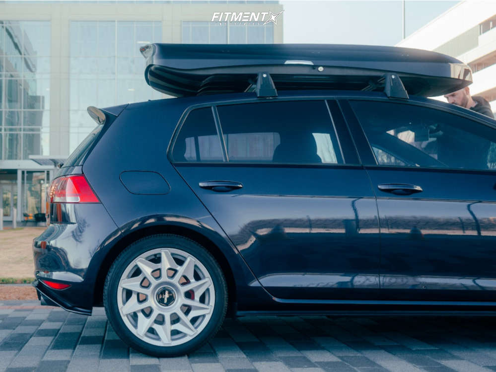 2016 Volkswagen GTI S with 18x8.5 Rotiform Cvt and Yokohama 235x40 on ...