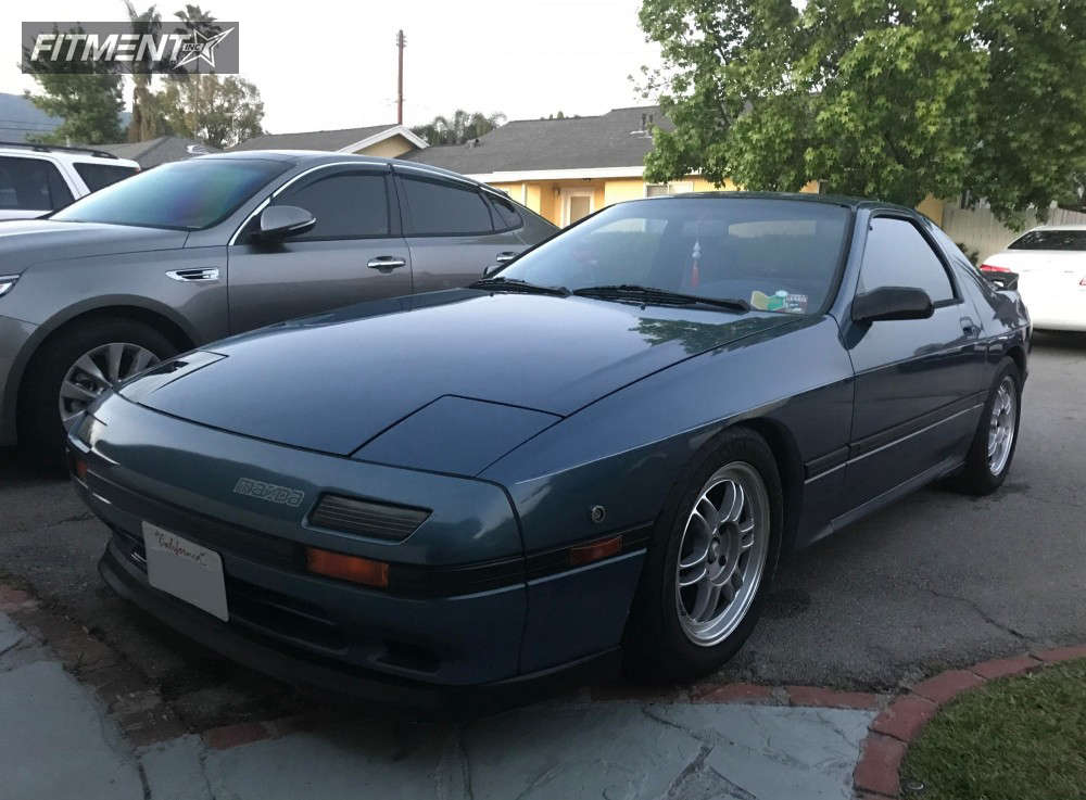 1987 Mazda RX-7 GXL with 16x7 Enkei RPF1 and Continental 205x55 on ...