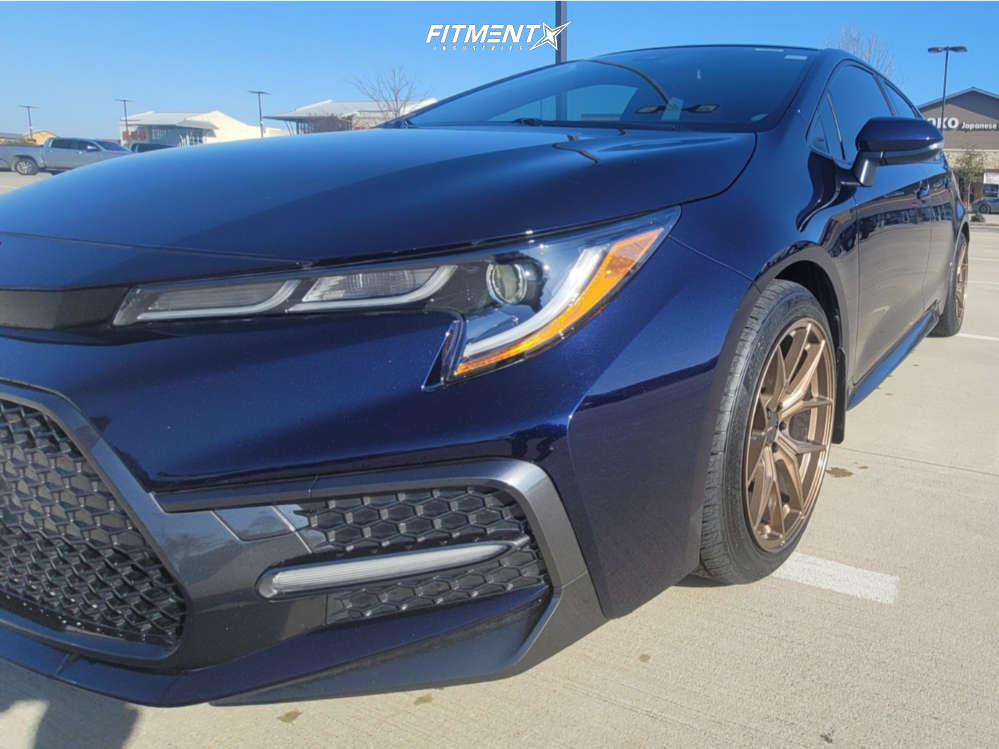 2021 Toyota Corolla SE with 18x9.5 Enkei Tsr-x and Vercelli 245x40 on ...