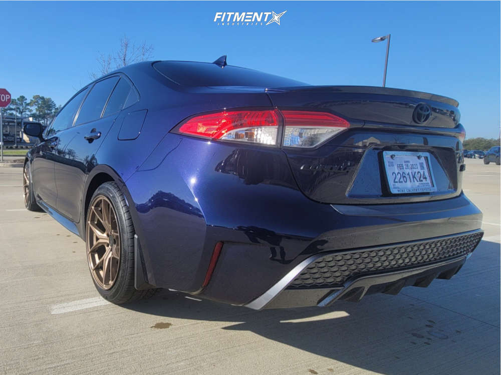 2021 Toyota Corolla SE with 18x9.5 Enkei Tsr-x and Vercelli 245x40 on ...