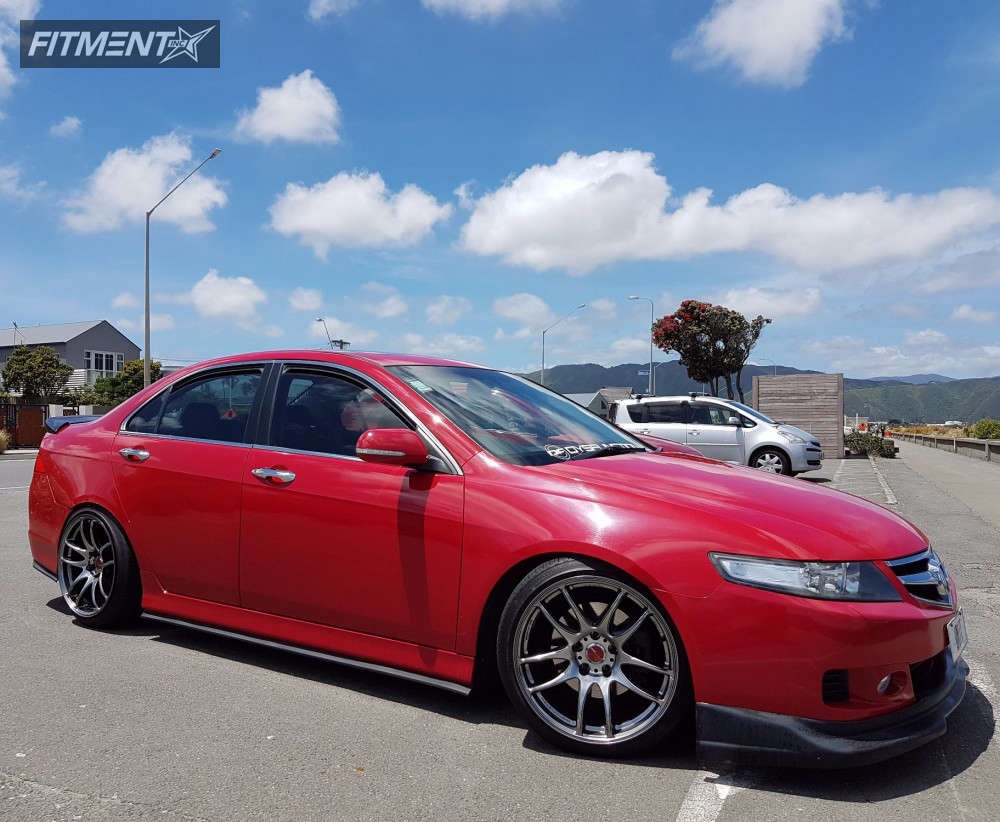 2006 Honda Accord LX with 18x9.5 Work Emotion Cr Kiwami and Dayton 225x45 on Coilovers | 254893 ...