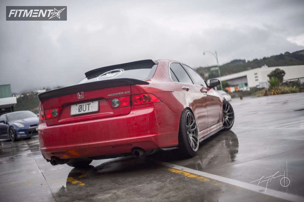 2006 Honda Accord LX with 18x9.5 Work Emotion Cr Kiwami and Dayton 225x45 on Coilovers | 254893 ...