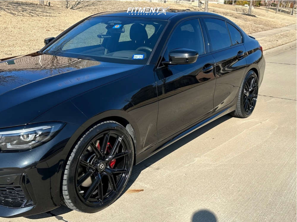 2022 BMW M340i XDrive Base with 20x9 Curva Cff70 and Continental 245x35 on Stock Suspension ...
