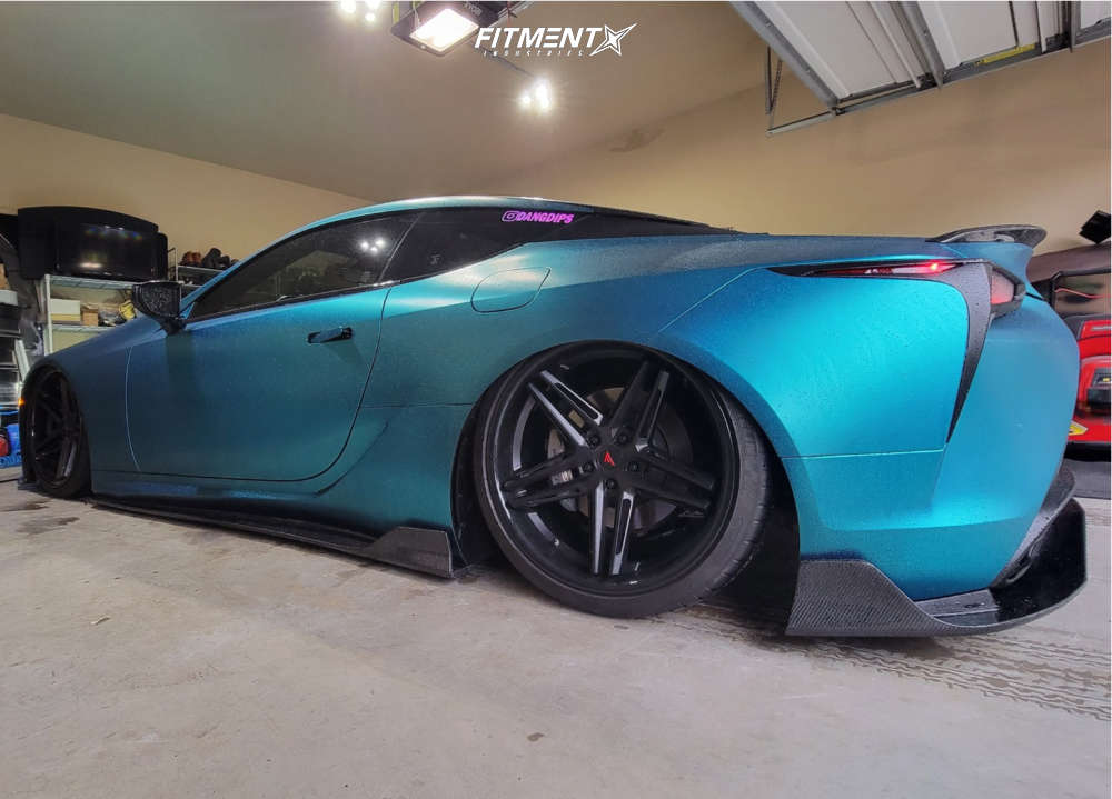 2018 Lexus LC500 Base with 22x9.5 Ferrada Cm1 and Goodyear 255x35 on ...