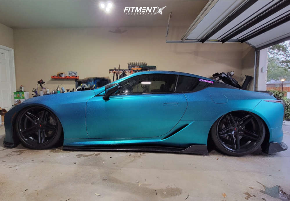 2018 Lexus LC500 Base with 22x9.5 Ferrada Cm1 and Goodyear 255x35 on ...