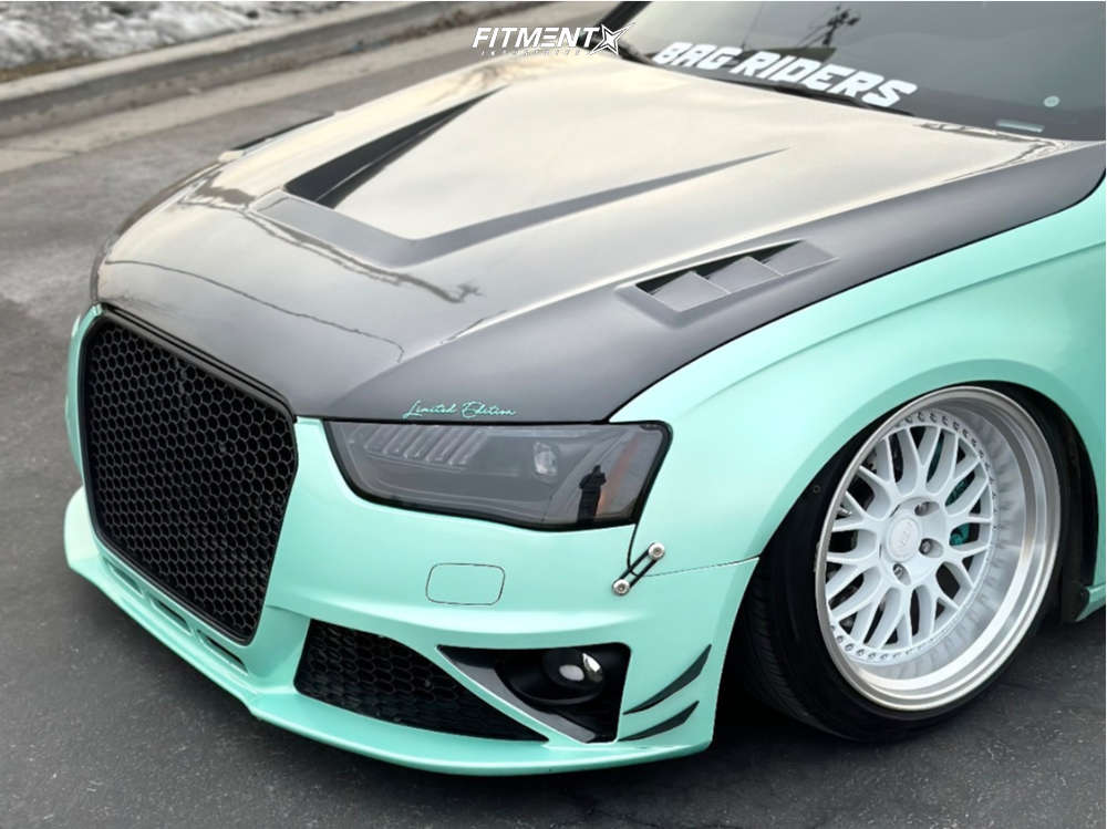 2014 Audi A4 Base with 18x10.5 ESR SR01 and Ironman 235x35 on Air ...