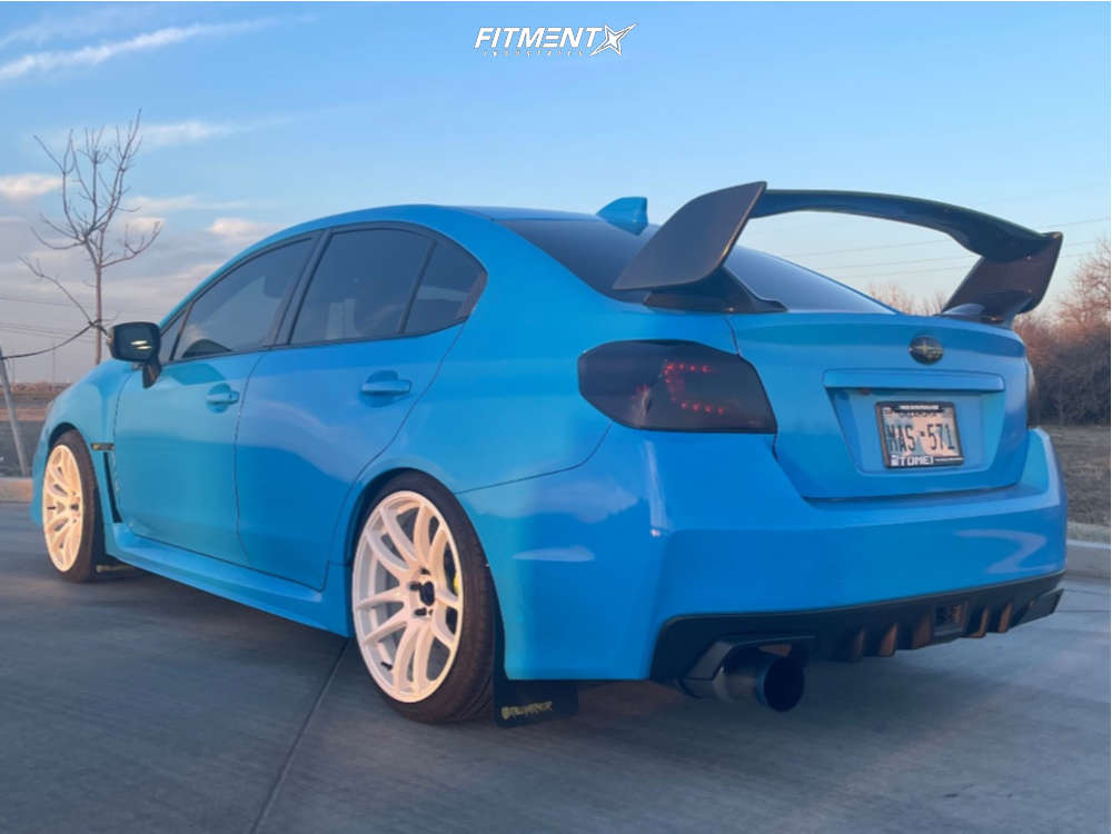 2019 Subaru WRX STI Base with 19x9.5 Vors Tr4 and Zeetex 245x35 on ...