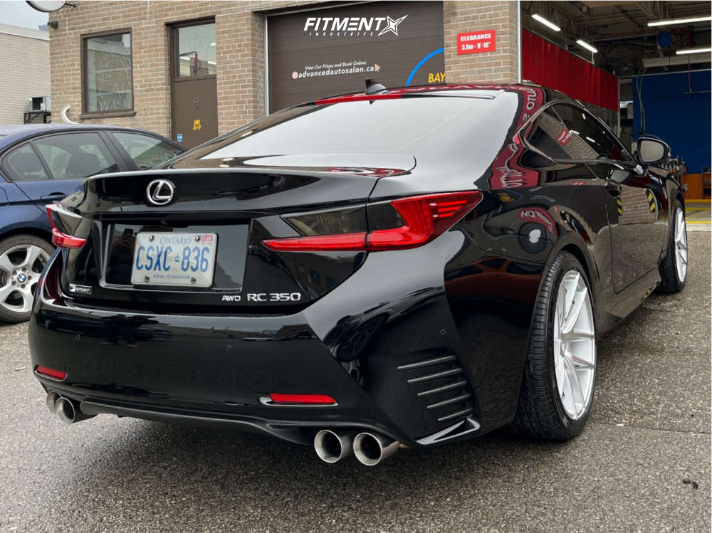 2018 Lexus RC350 F Sport with 19x8.5 Niche Targa and Dunlop 235x40 on ...