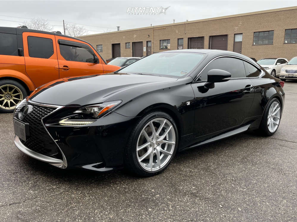 2018 Lexus RC350 F Sport with 19x8.5 Niche Targa and Dunlop 235x40 on ...