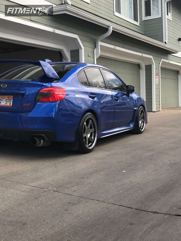 2015 Subaru WRX STI Limited with 18x9.5 ESR Sr07 and Nitto 255x35 on ...