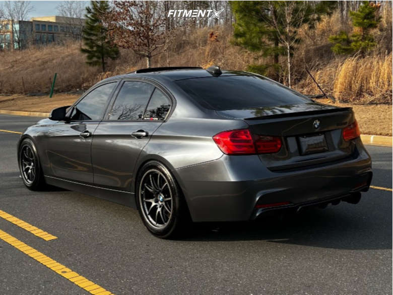 2013 BMW 335i Base with 18x9 Apex Fl-5 and Michelin 235x45 on Lowering ...