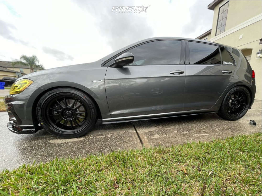 2018 Volkswagen Golf R Base with 18x8.5 Konig Hypergram and Falken ...