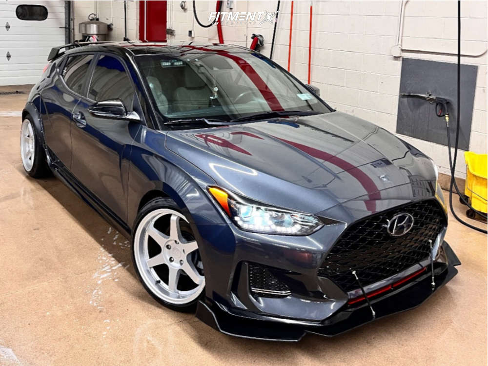 2020 Hyundai Veloster Turbo Ultimate with 18x9.5 ESR Sr07 and Vercelli ...