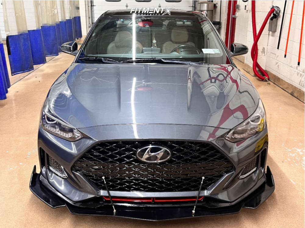 2020 Hyundai Veloster Turbo Ultimate with 18x9.5 ESR Sr07 and Vercelli ...