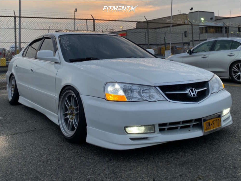 2002 Acura TL Type-S with 17x9 Enkei Rpf1 and Ironman 215x40 on ...
