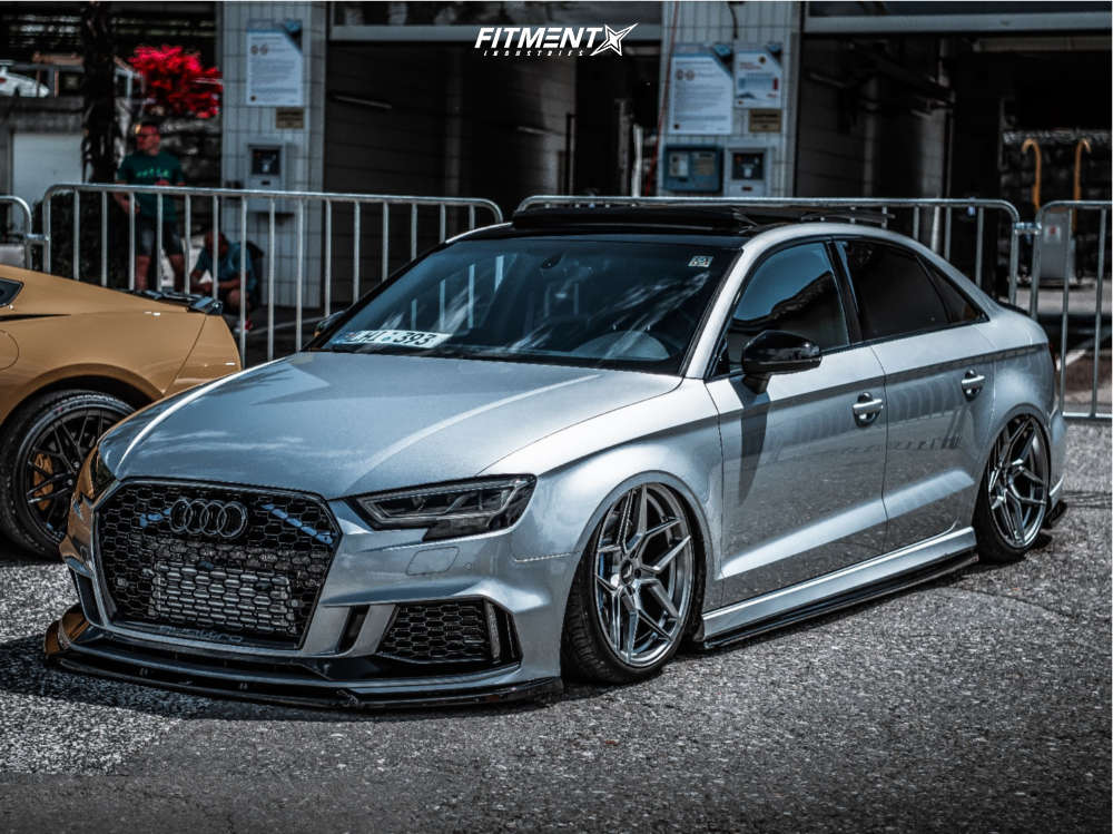 2017 Audi S3 Premium Plus with 19x9.5 Japan Racing Jr34 and Michelin ...