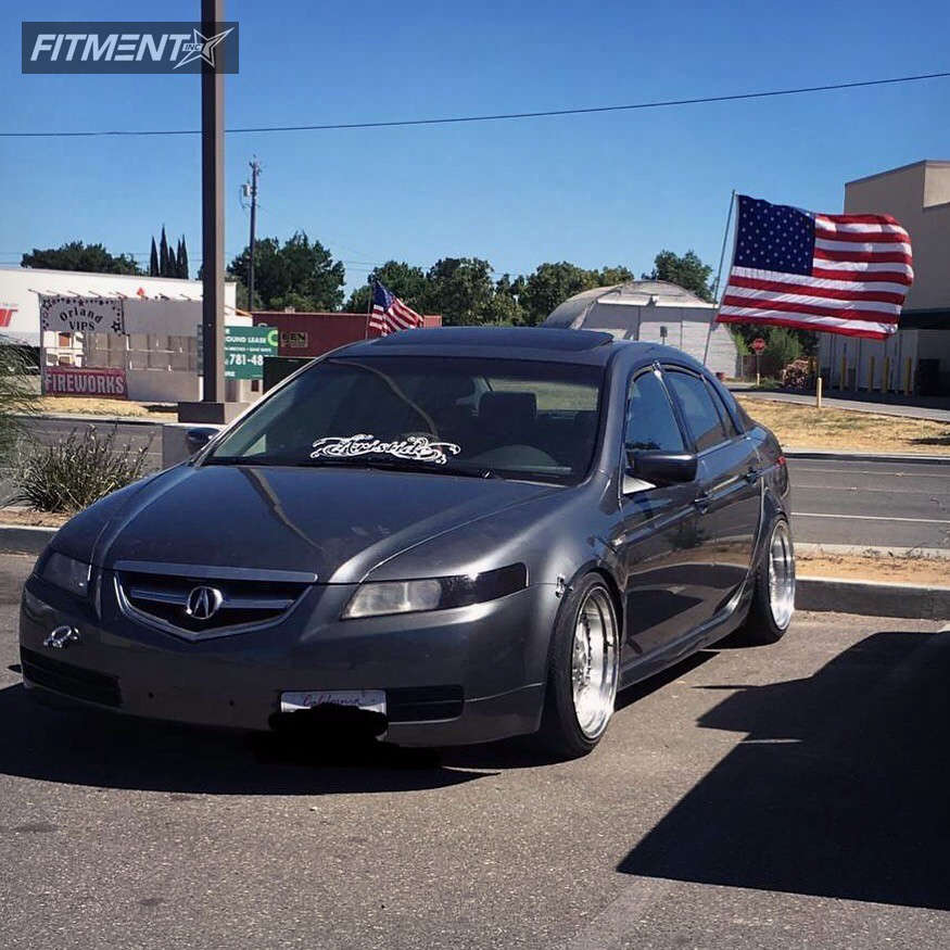 2005 Acura TL Base with 18x10.5 ESR SR04 and Pirelli 255x35 on ...