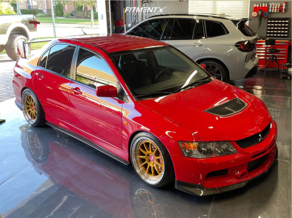 2006 Mitsubishi Lancer Evolution with 18x9.5 CCW D110 and Continental ...