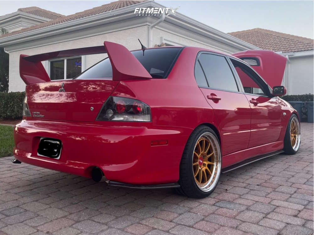 2006 Mitsubishi Lancer Evolution with 18x9.5 CCW D110 and Continental ...