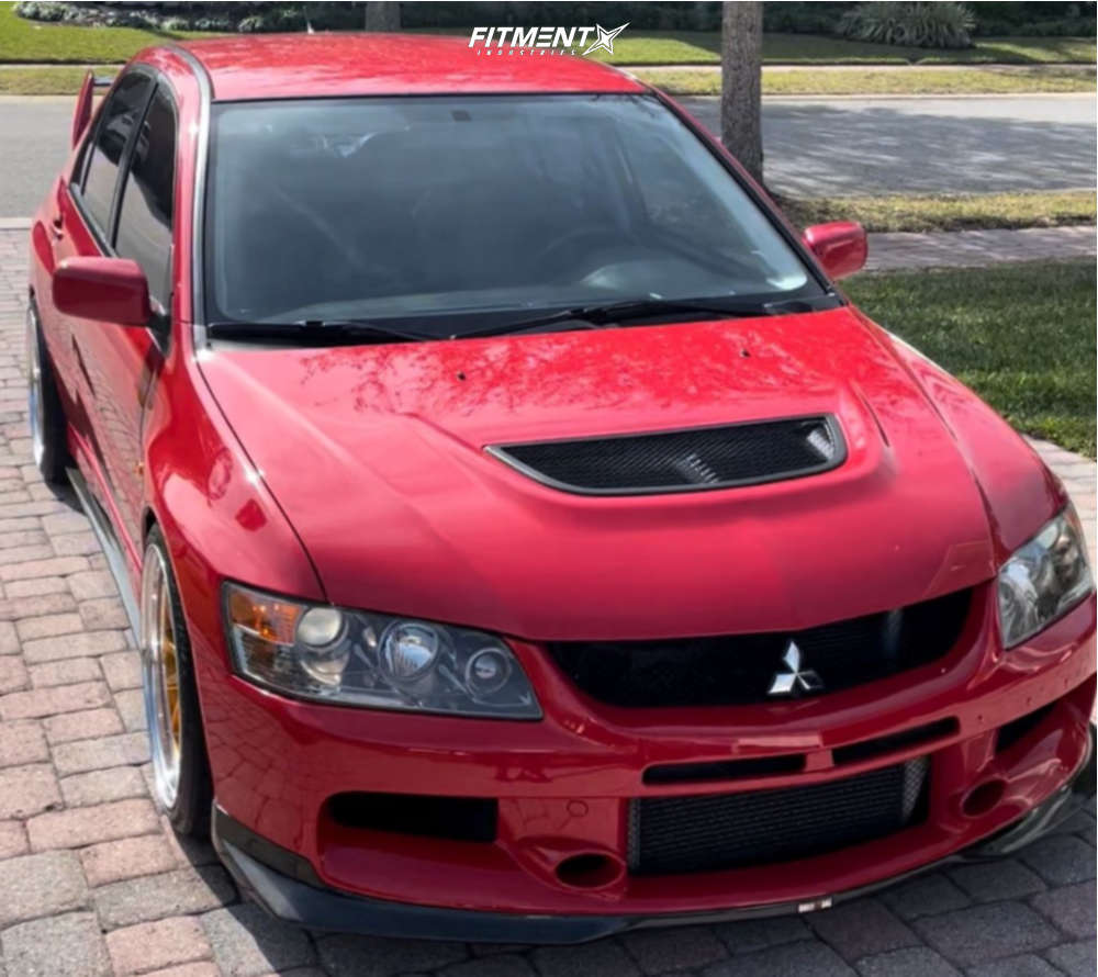 2006 Mitsubishi Lancer Evolution with 18x9.5 CCW D110 and Continental ...