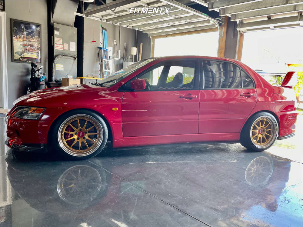 2006 Mitsubishi Lancer Evolution with 18x9.5 CCW D110 and Continental ...