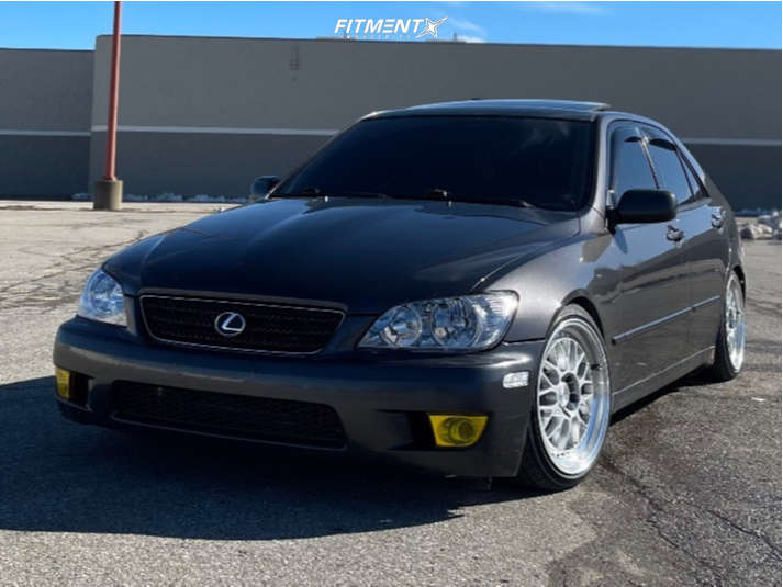 2002 Lexus IS300 Base with 17x8 Aodhan Ah02 and Vercelli 205x40 on ...