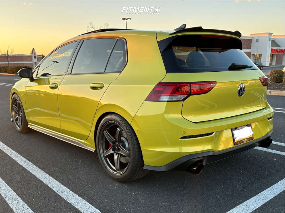 2022 Volkswagen GTI Autobahn with 18x8.5 Konig Neoform and Continental ...