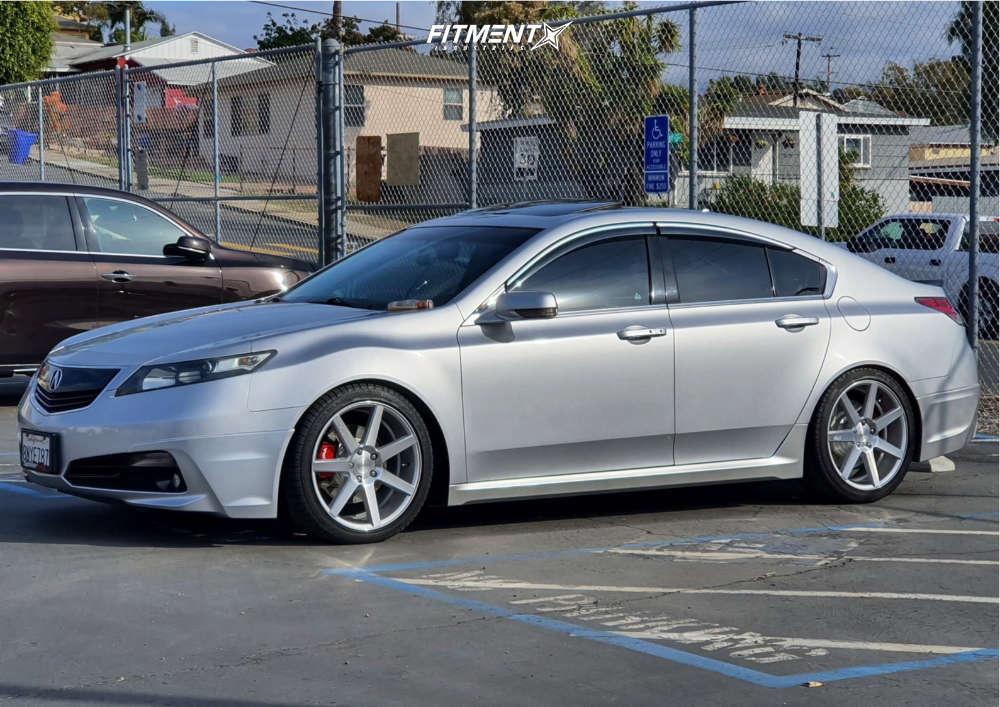 2012 Acura TL SH-AWD with 19x8.5 Niche Verona and Accelera 245x40 on ...