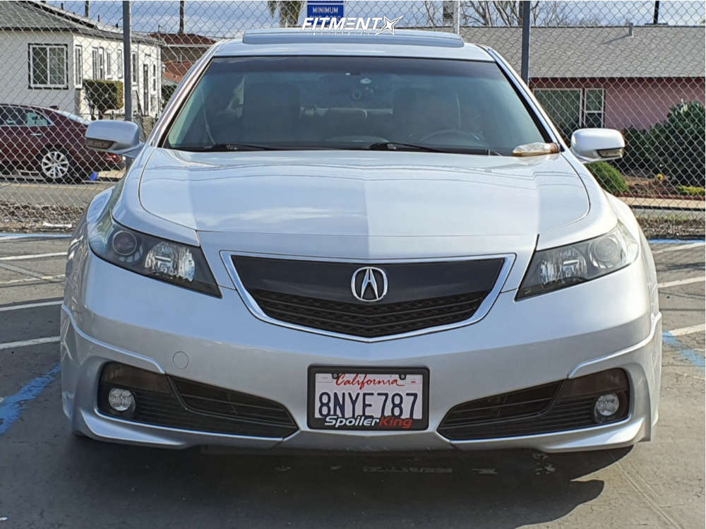 2012 Acura TL SH-AWD with 19x8.5 Niche Verona and Accelera 245x40 on ...