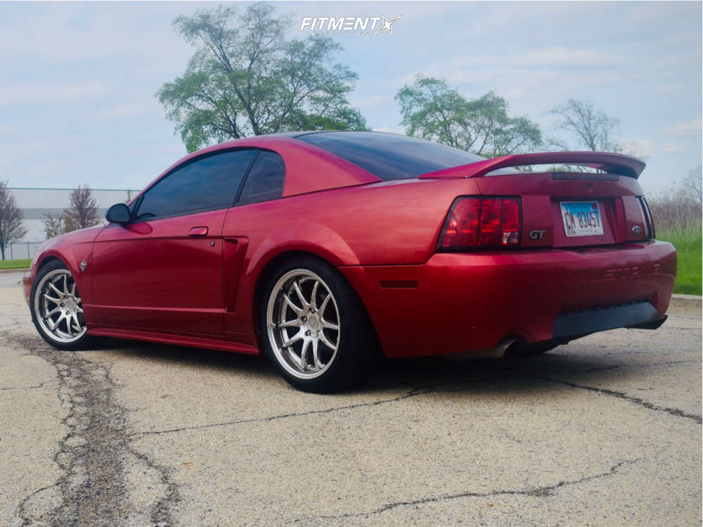 1999 Ford Mustang GT with 18x9.5 Aodhan Ds02 and Michelin 295x35 on ...