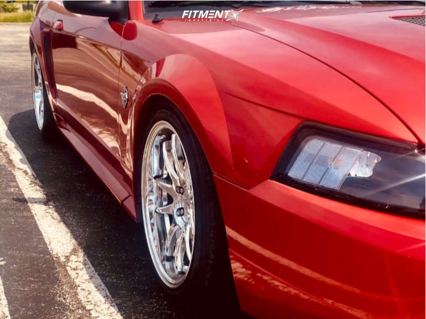 1999 Ford Mustang GT with 18x9.5 Aodhan Ds02 and Michelin 295x35 on ...