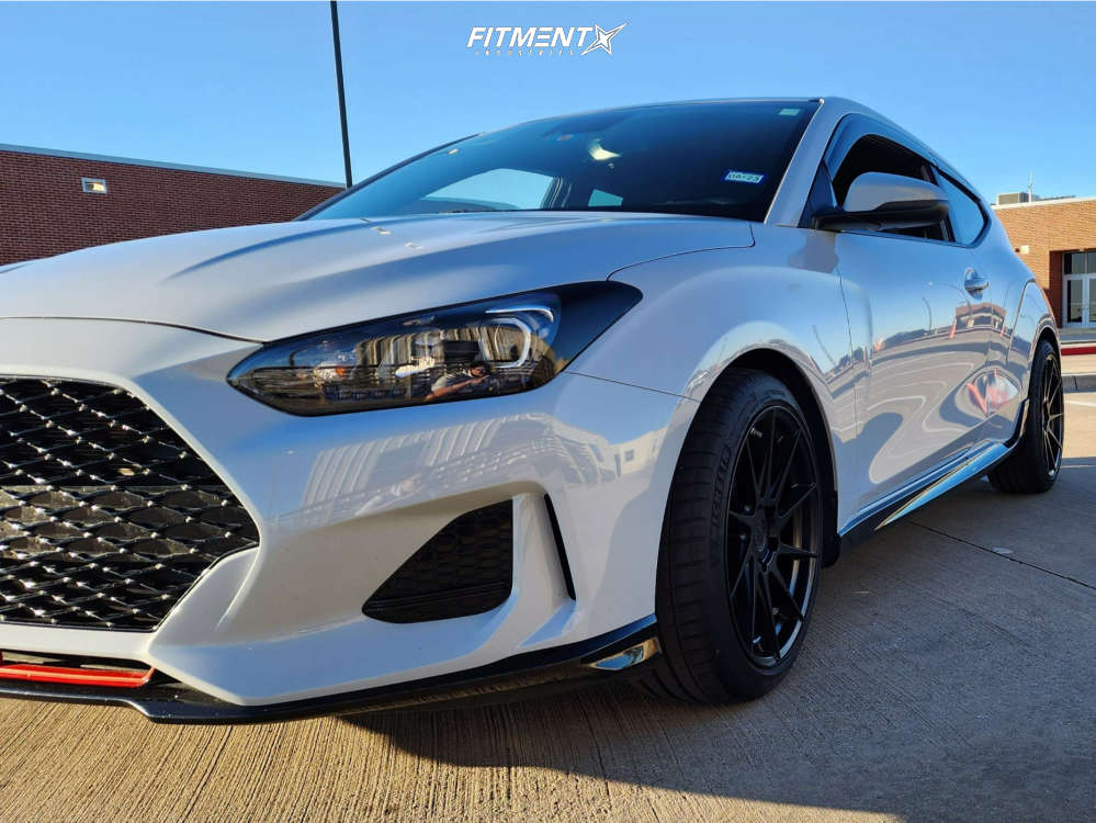 2020 Hyundai Veloster Turbo R-Spec with 18x8.5 Aodhan Ah09 and Michelin ...