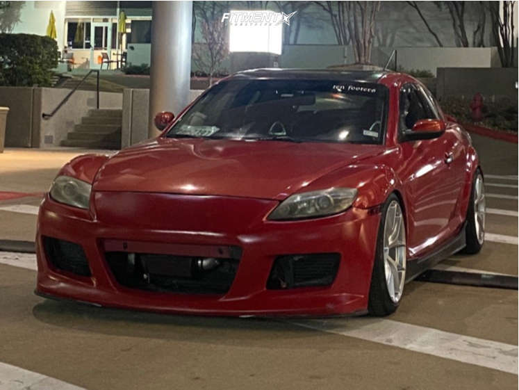 2007 Mazda RX-8 Base with 18x9.5 ESR Rf2 and Lexani 235x40 on Coilovers ...