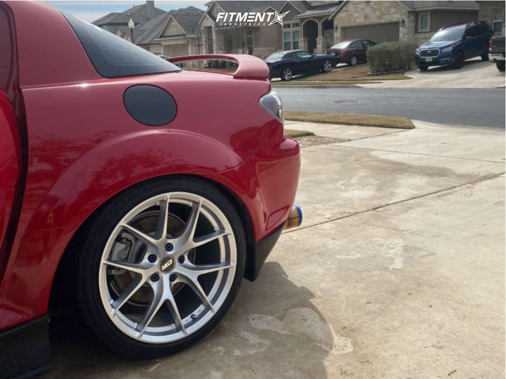 2007 Mazda RX-8 Base with 18x9.5 ESR Rf2 and Lexani 235x40 on Coilovers ...