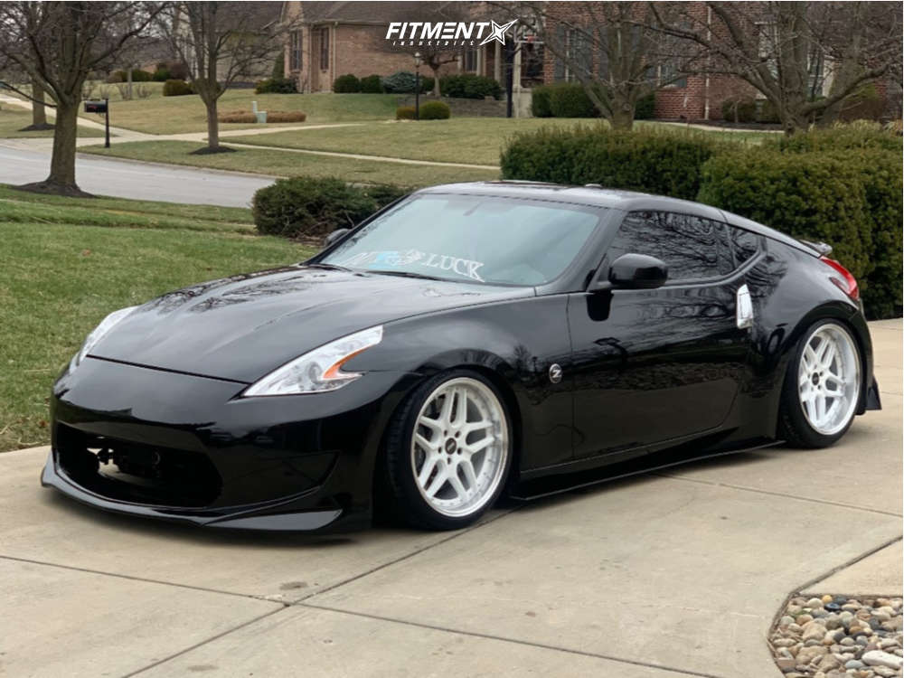 2012 Nissan 370Z Touring with 19x9.5 ESR Cs15 and Hankook 245x35 on ...