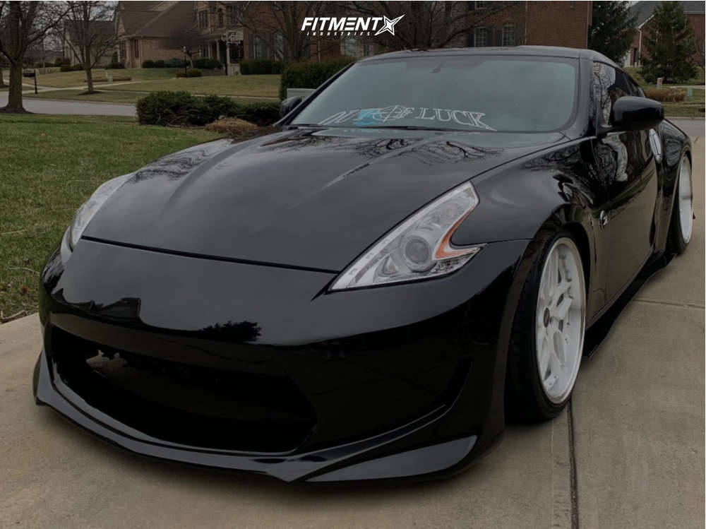 2012 Nissan 370Z Touring with 19x9.5 ESR Cs15 and Hankook 245x35 on ...