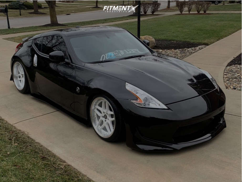 2012 Nissan 370Z Touring with 19x9.5 ESR Cs15 and Hankook 245x35 on ...