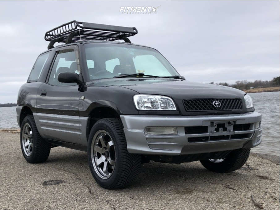 1996 Toyota RAV4 Base with 17x8 AVID1 Av6 and Michelin 235x55 on Stock ...