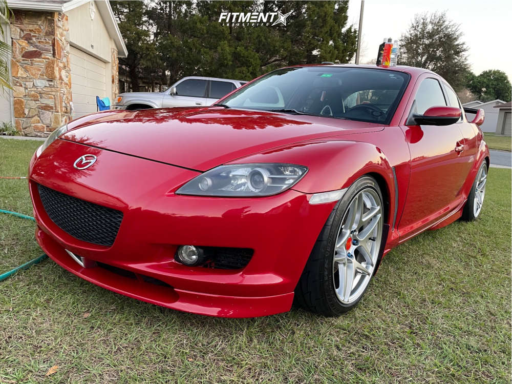 2005 Mazda RX-8 Base with 18x9.5 Kansei Astro and Firestone 245x40 on ...