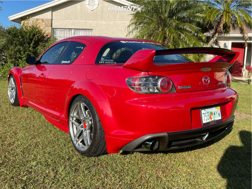 2005 Mazda RX-8 Base with 18x9.5 Kansei Astro and Firestone 245x40 on ...