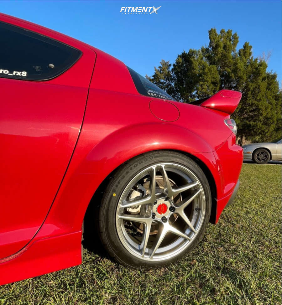 2005 Mazda RX-8 Base with 18x9.5 Kansei Astro and Firestone 245x40 on ...