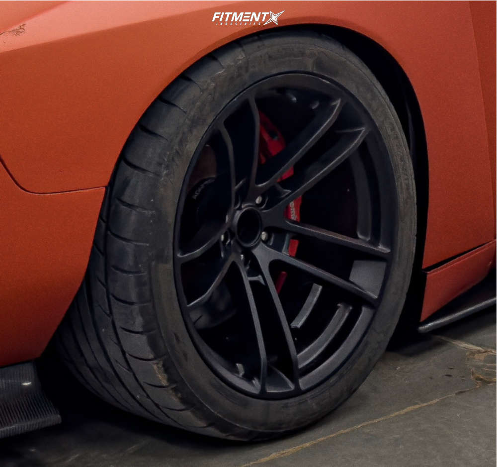 2015 Dodge Challenger SRT Hellcat with 20x11 Voxx Replicas Hellcat ...